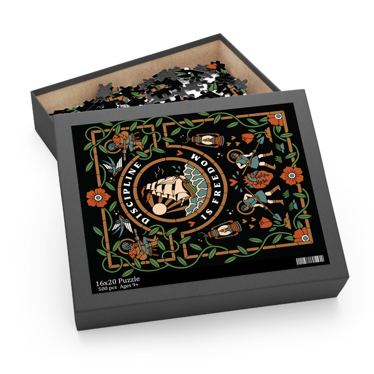 Discipline is Freedom Puzzle (500-Piece) – Bless God Shop