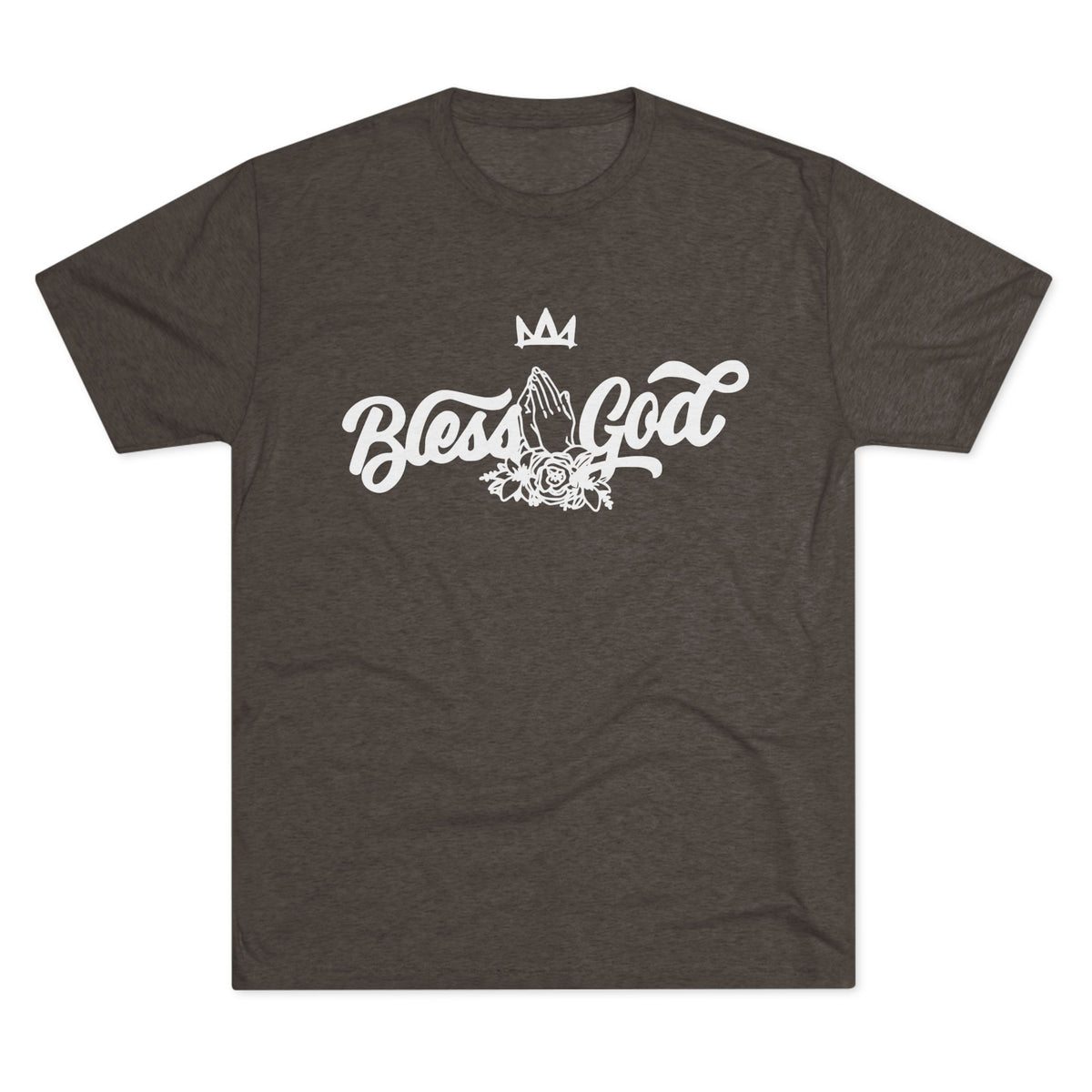 Bless God Prayer Hands Crew Tee – Bless God Shop